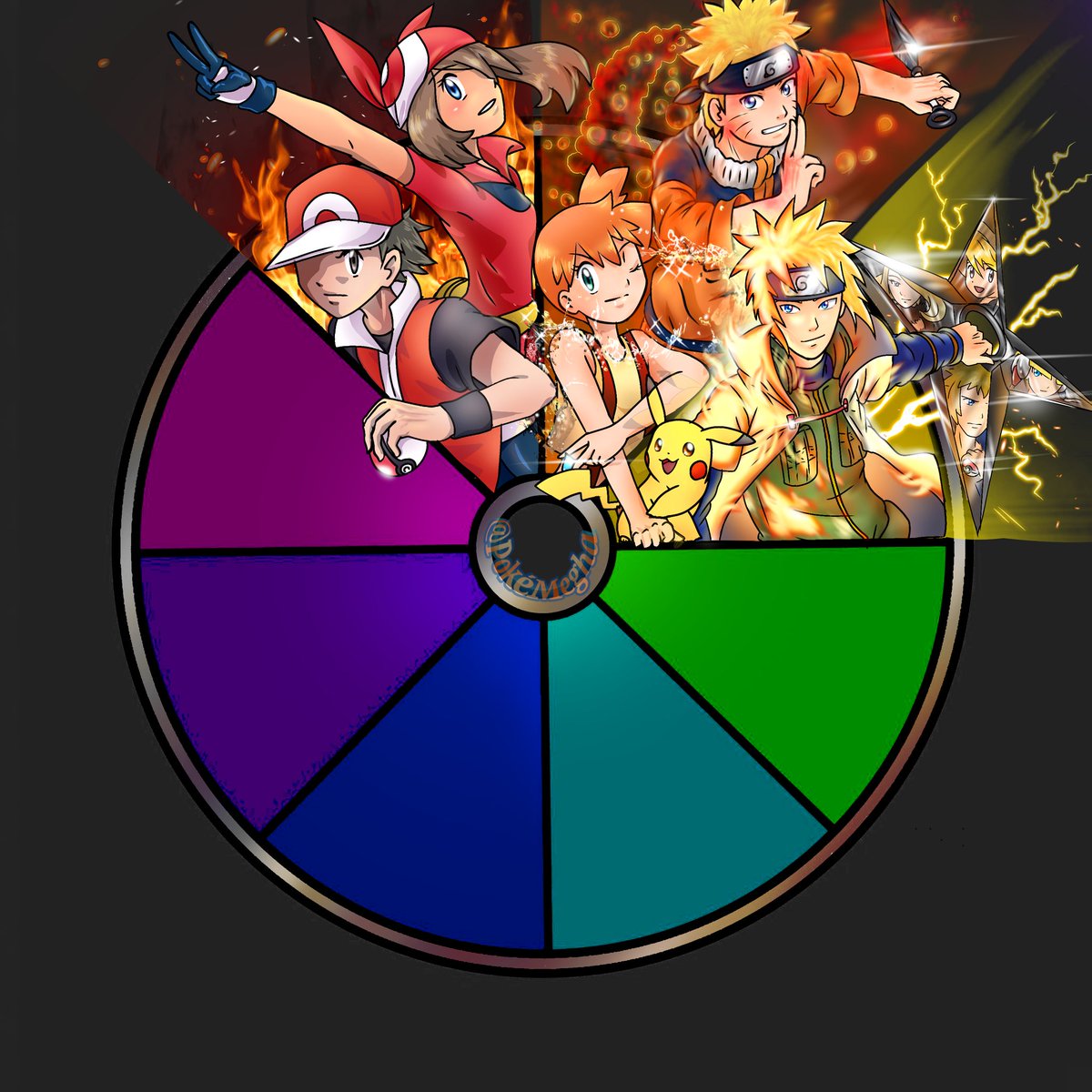 Pokémon Master ASH 💧 on Twitter: " Here's the Greens~💚 Gimme a Cyan character next~🩵 [{(~Pokémon ...