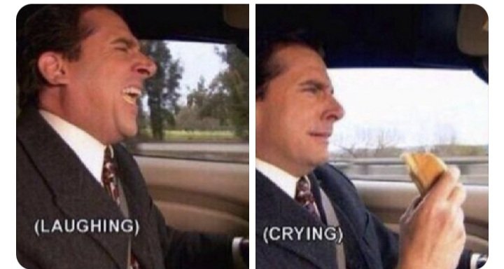 Laughing Crying The Office