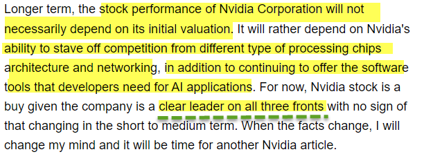 TheGodFatherKnows on Twitter: "$NVDA$SMCI Valuations Do Not Move Stocks, Fundamentals Do. The ...