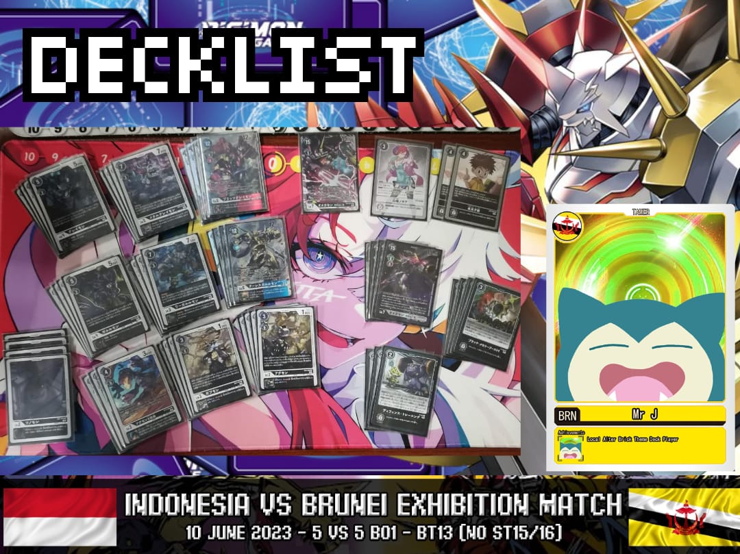 DigimonTCGIndonesia on Twitter: "Thanks Brunei's Tamer for having us!! What a great exhibition ...