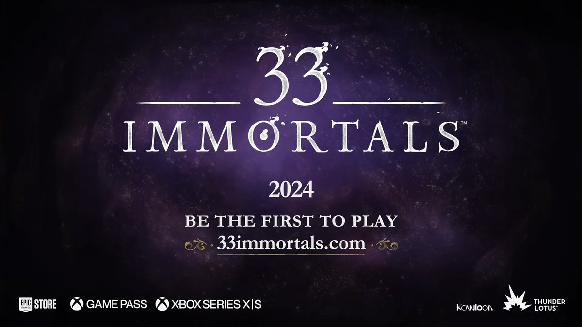 Jumaralo Hex on Twitter: "RT @Wario64: 33 Immortals - Announcement Trailer https://youtube.com ...