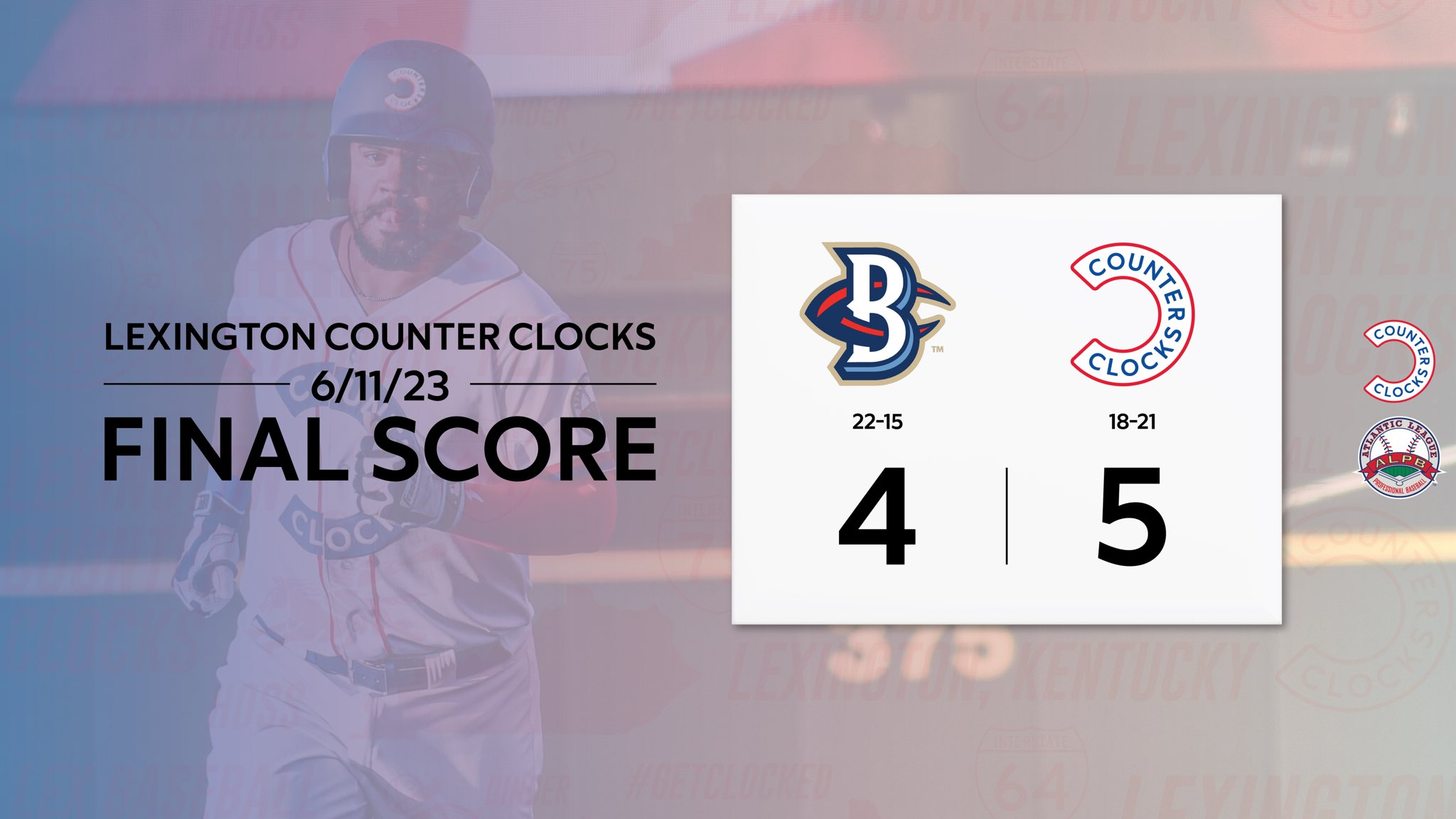 Lexington Counter Clocks on Twitter: "The Counter Clocks WIN THE SERIES 🍾 Going 2-1 against the ...