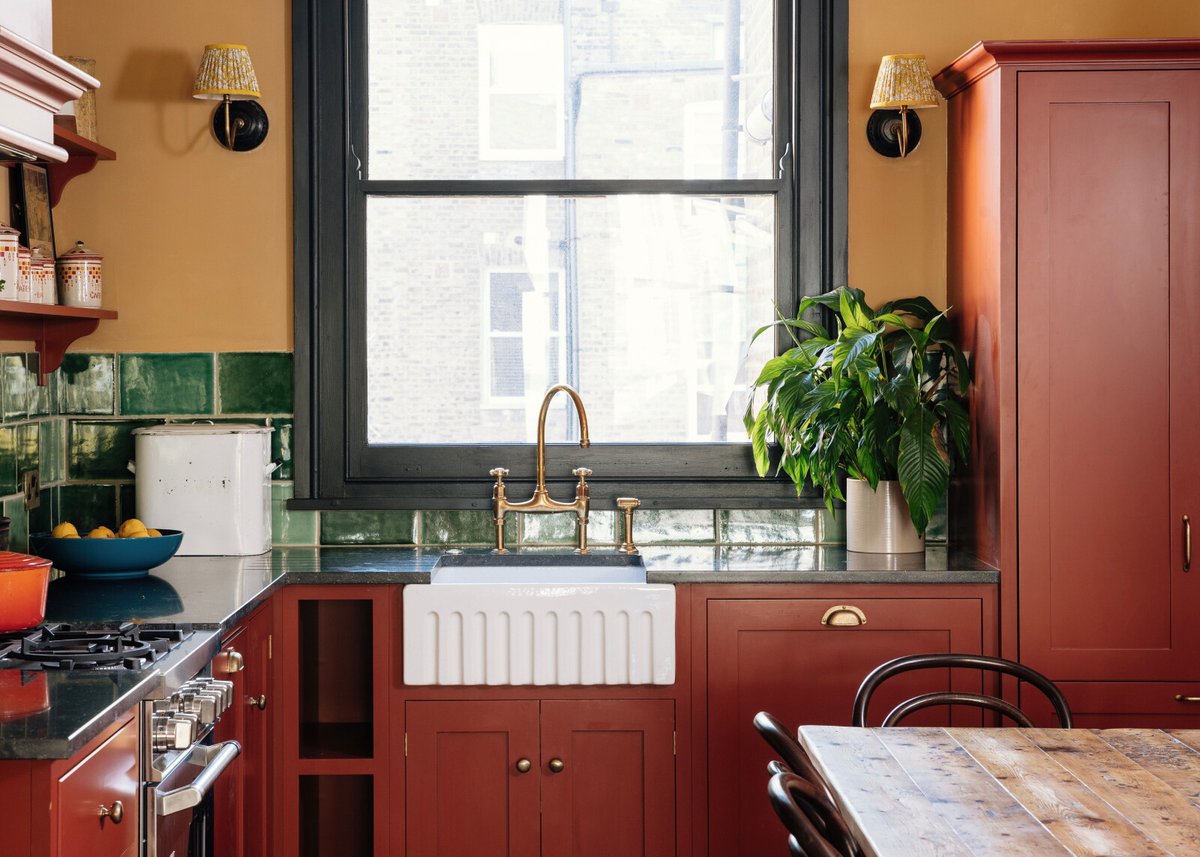 deVOL Kitchens on Twitter: "A theatrical red kitchen for us all to fall in love with! A deVOL ...