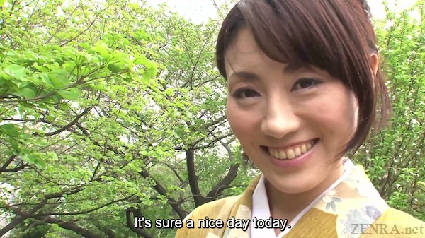 Zenra Subtitled Jav On Twitter She May Nail The Beauty In Kimono