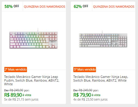 Infotécnicas Hardware on Twitter: "⚡Teclado Mecânico Gamer Ninja Leap 🖥 LOJA - TERABYTE OFERTAS ...