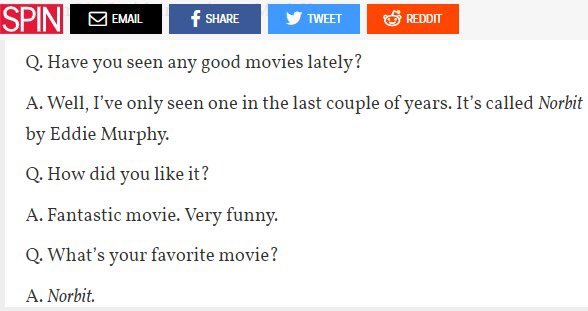 Crazy Ass Moments in Beach Boys History on Twitter: "In 2007, Brian Wilson says Norbit is his ...