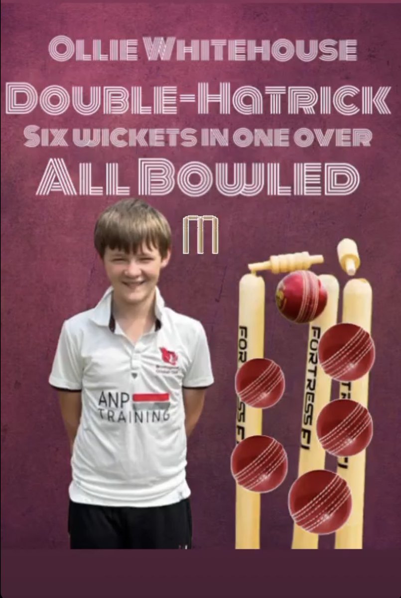 Bromsgrove Cricket Club on Twitter: "In an under 12 game on Friday, Ollie Whitehouse completed ...