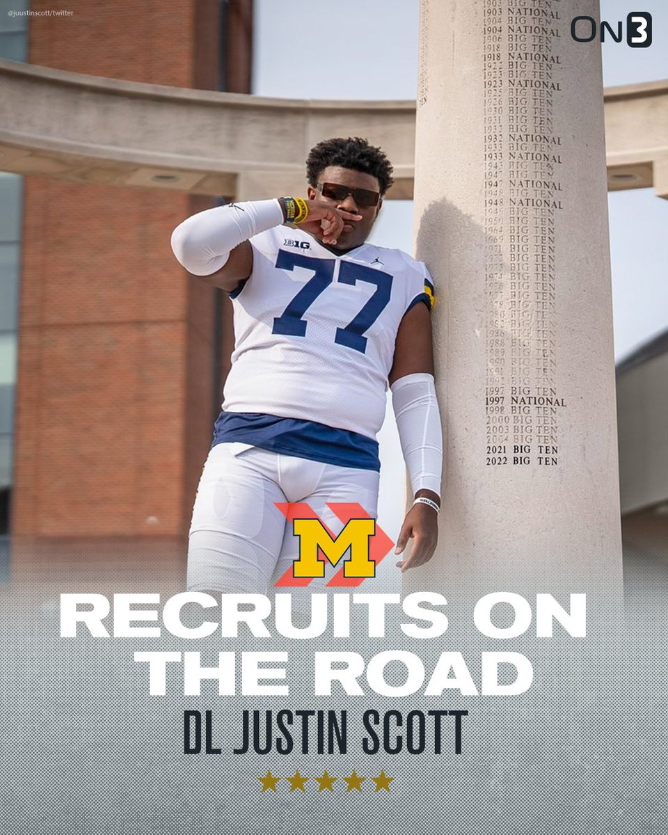 On3 Recruits on Twitter: "5-star DL Justin Scott spent this weekend on an official visit to ...