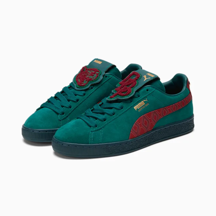 #SneakerScouts on Twitter: "#SneakerScouts The Dapper Dan x PUMA Suede 'Varsity Green' is now ...