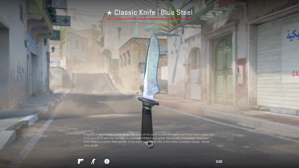 dea on Twitter: "Valve fixed Blue Steel in the previous CS2 update YIP"