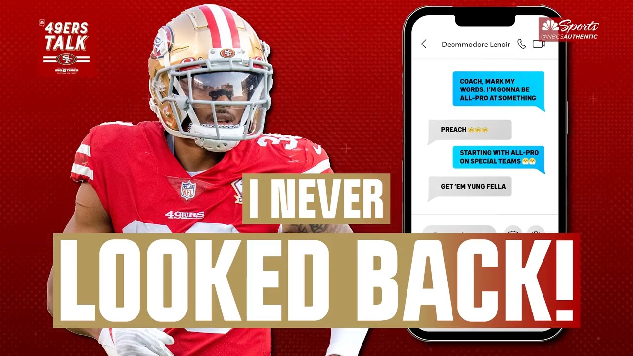 Matt Maiocco on Twitter: "#49ers CB Deommodore Lenoir describes his how his mindset has changed ...