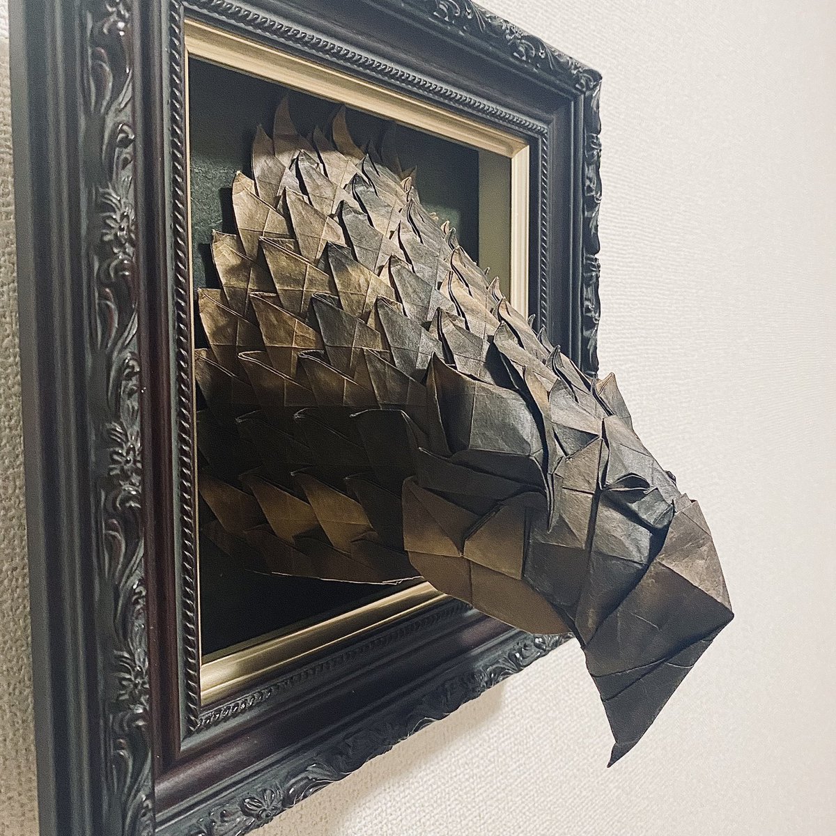 🇯🇵カミソウ🇯🇵/折り紙/origami on Twitter: "Eagle🦅 Designed by KAMISO 板締紙＋ホイル紙 #折り紙"
