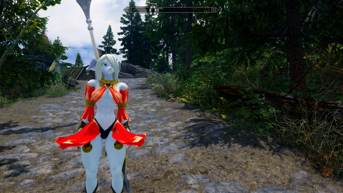 ChikoLad 🐀🐲 on Twitter: "So this Skyrim Freya mod has some technical issues, mainly that her eye ...