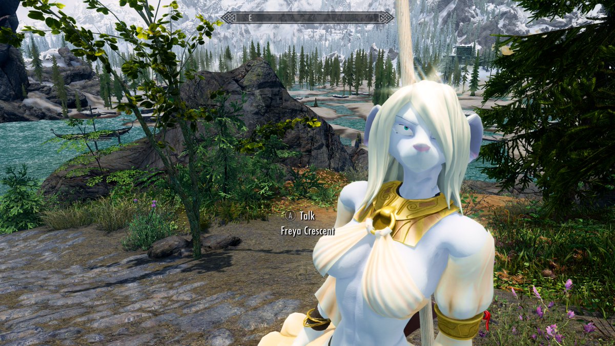 ChikoLad 🐀🐲 on Twitter: "So this Skyrim Freya mod has some technical issues, mainly that her eye ...