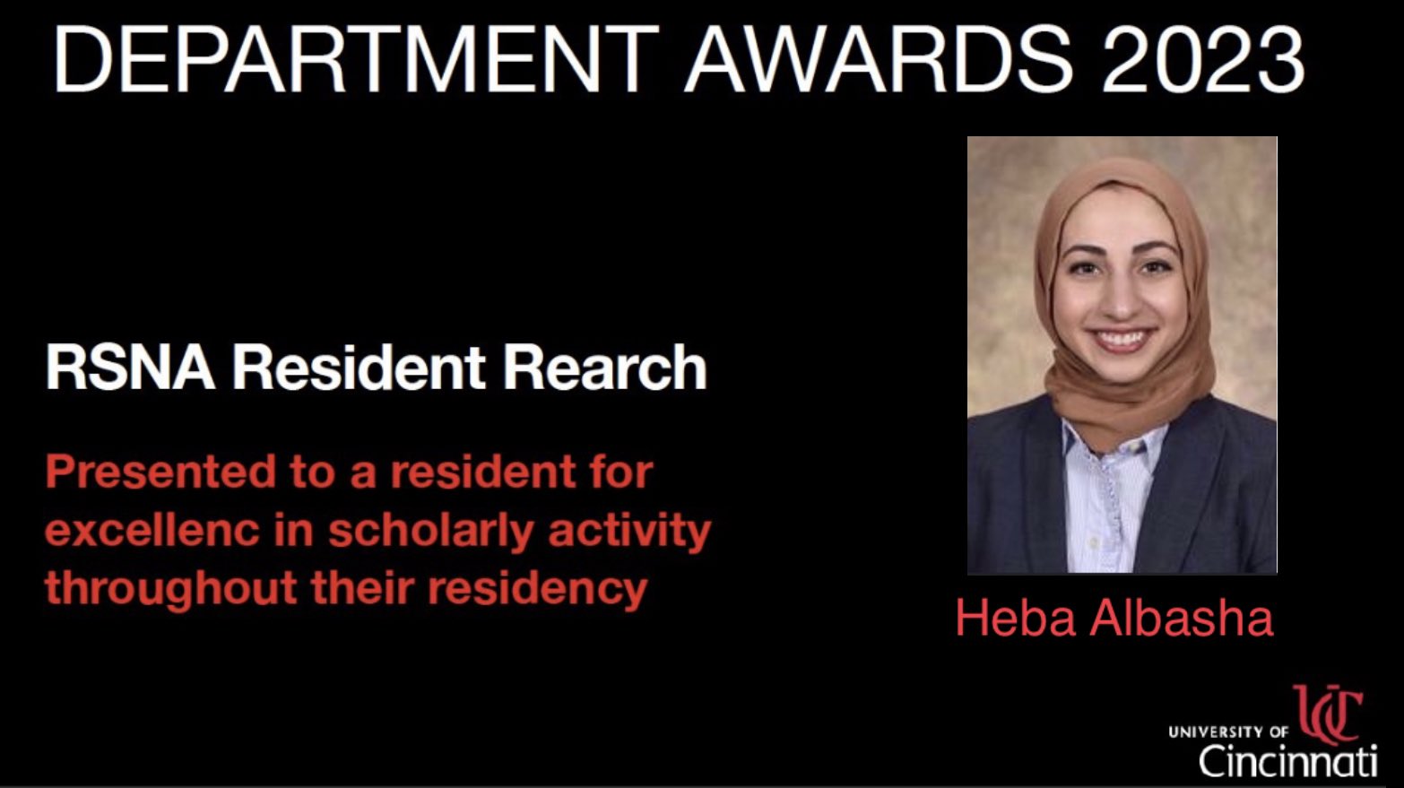 UCRadRes on Twitter: "Congrats to all the 2023 award winners #RadFam #winnerwinner https://t.co ...