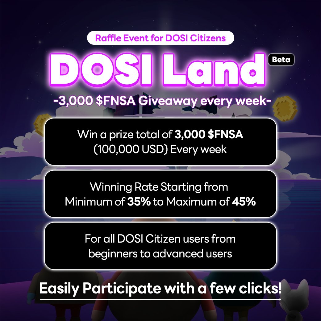 Dosiofficial On Twitter 📢dosi Land Open 💌citizens Welcome To Dosi Land Dosi Land Is Now