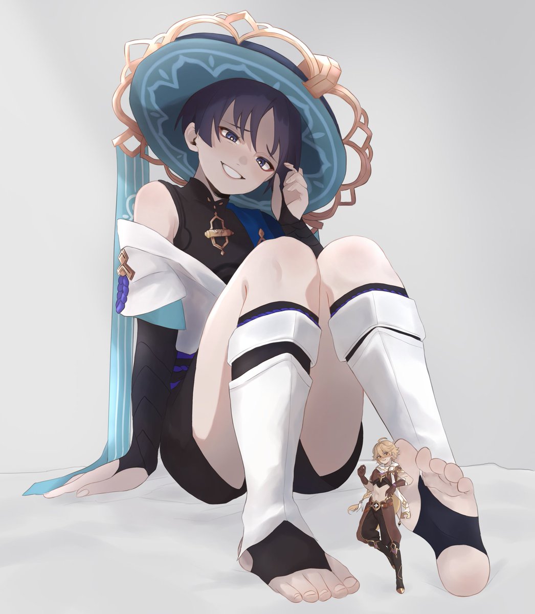 JayneAD 🔞 秘 on Twitter: "Giant Scara/Wanderer bullying tiny Aether/Traveler. I'm sure there's a ...