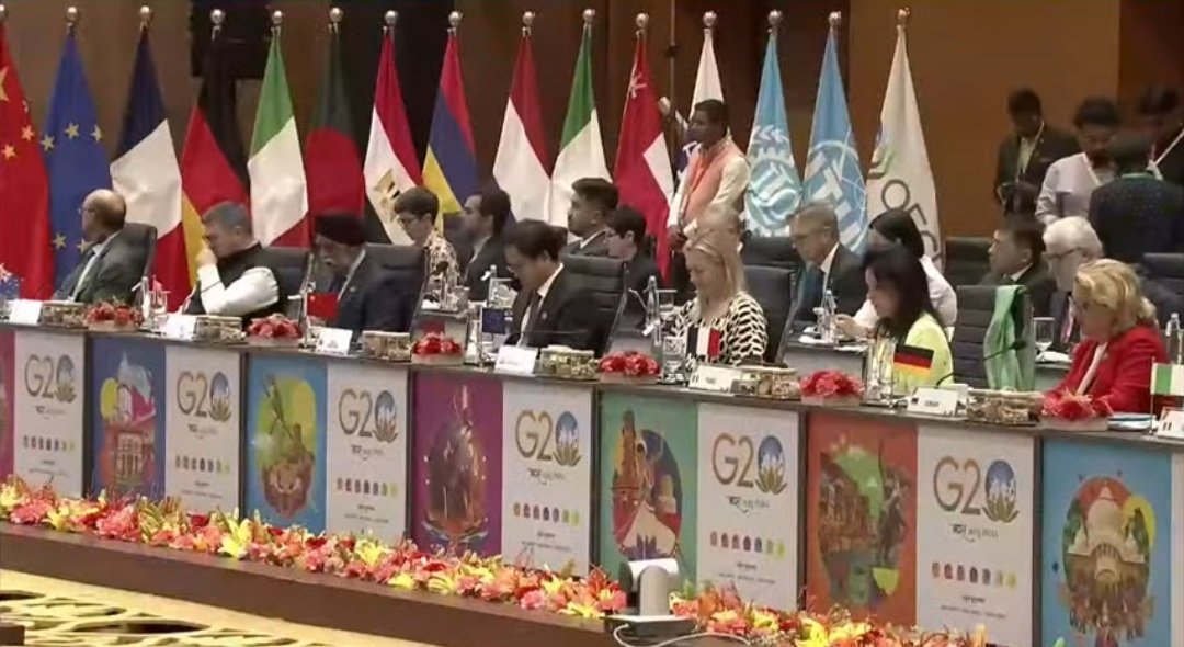 Sidhant Sibal on Twitter: "G20 Development Ministers meet in Varanasi underway"