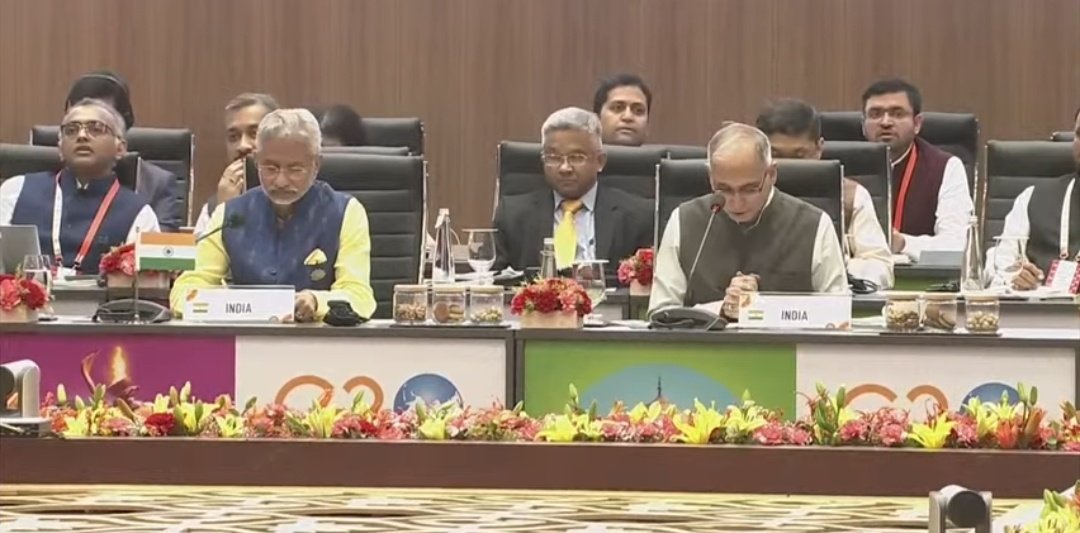 Sidhant Sibal on Twitter: "G20 Development Ministers meet in Varanasi underway"