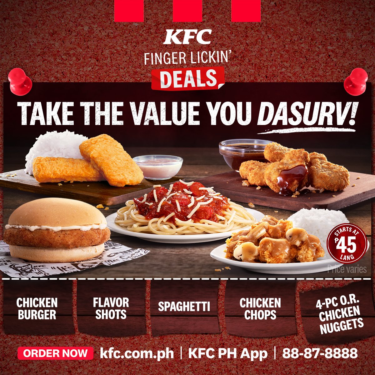 Kfc Menu Prices Ph