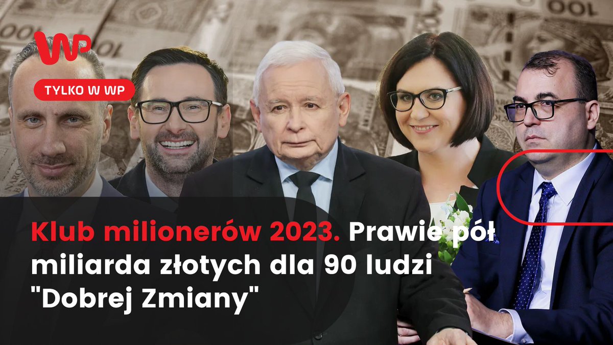 Wirtualna Polska on Twitter: "🗞️ https://bit.ly/klub-milionerow-2023-prawie-pol-miliarda-zlotych ...