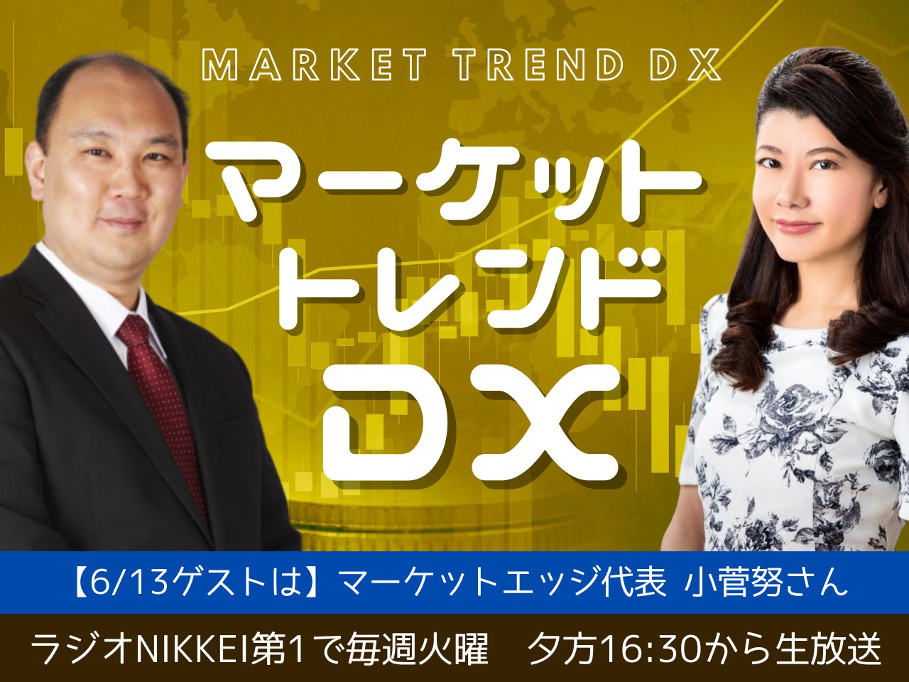 ラジオNIKKEI『マーケット・トレンドDX』 on Twitter: "【毎週火曜16:30から生放送！】 コモディティ、FXなどデリバティブ投資のポイントが分かる番組『マーケット・トレンド ...