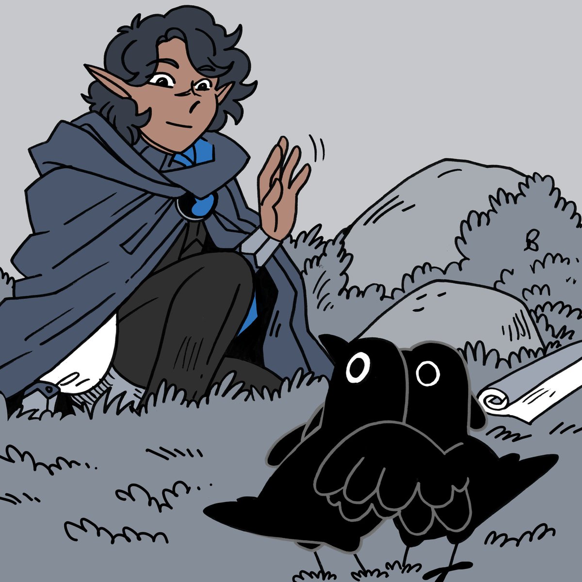 「Statue Part 1 & 2 💙 [2/7]」Isa // Lord of Crows // DRAGONCON 2024の漫画