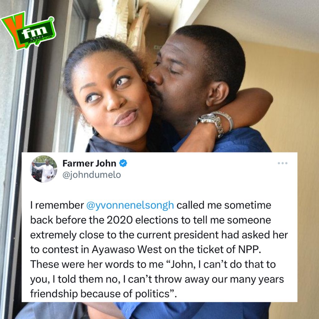 Yvonne Nelson And John Dumelo