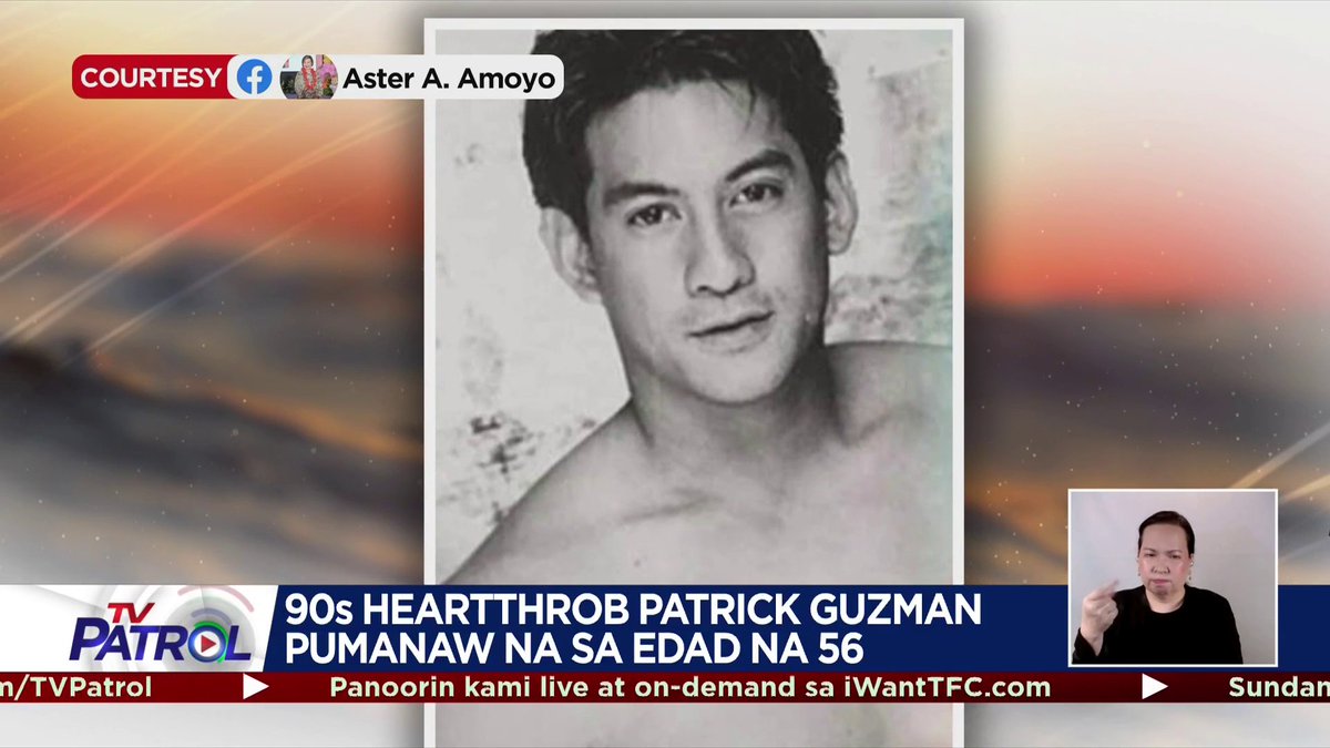 TV Patrol on Twitter: "Bumuhos ang pakikiramay sa pagpanaw ng 90s actor at isa sa pinaka in ...