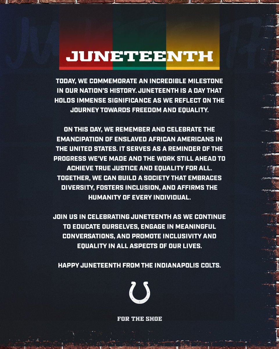 Meghan Hall on Twitter: "RT @Colts: A day of reflection and celebration ...