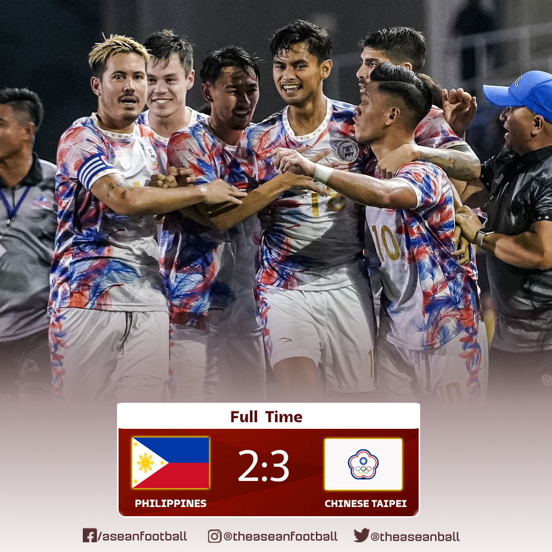 ASEAN FOOTBALL on Twitter: "📌 INTERNATIONAL FRIENDLY MATCH (19/6) FT: Philippines 🇵🇭 2️⃣ - 3️⃣ ...