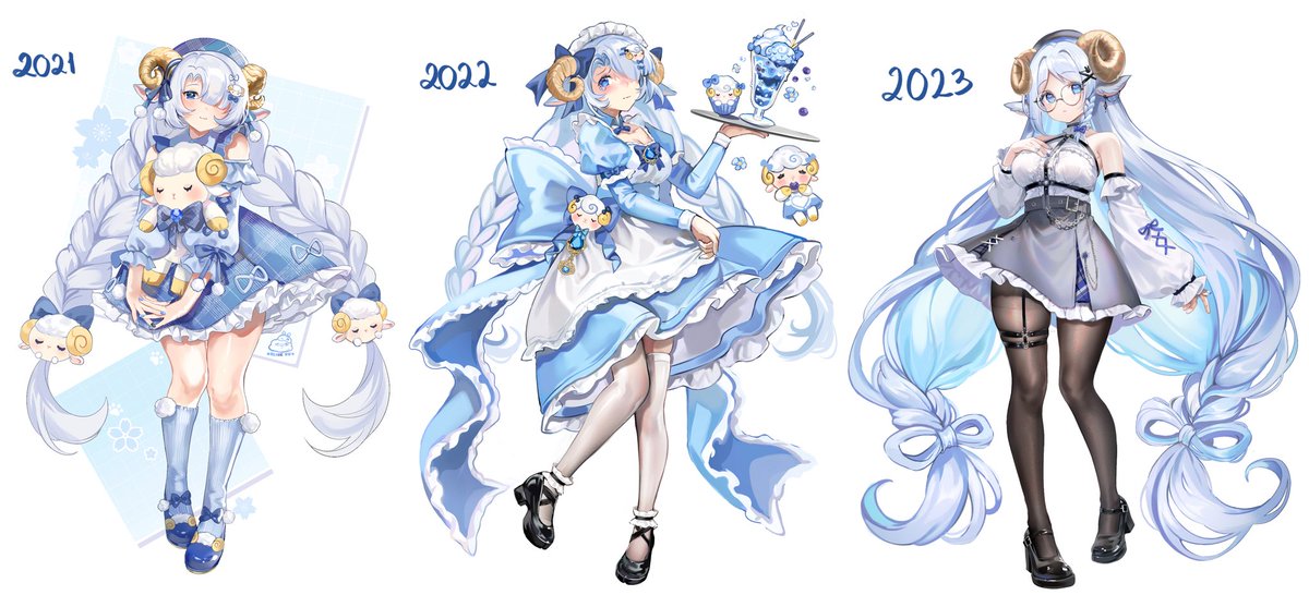 「Same character commission throughout the」|Alice Vu ☁️ Vtuber Debut ...