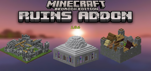 MCPEDL on Twitter: "𝗥𝘂𝗶𝗻𝘀 𝗔𝗱𝗱𝗼𝗻 (𝗦𝘁𝗿𝘂𝗰𝘁𝘂𝗿𝗲 𝗦𝗽𝗮𝘄𝗻𝗶𝗻𝗴 𝗦𝘆𝘀𝘁𝗲𝗺) | 1.0.7 Bug fixes and compatibility ...