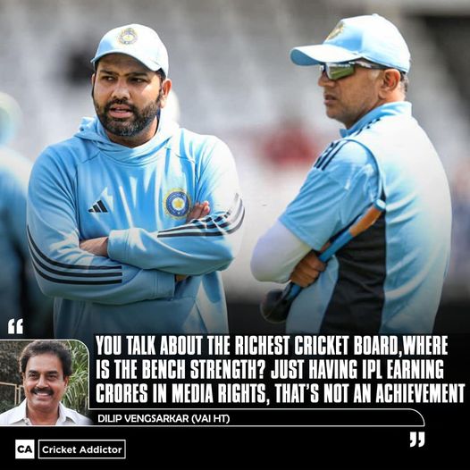 Cricket Addictor on Twitter: "Indian selectors have lacked vision over the years, says Dilip ...