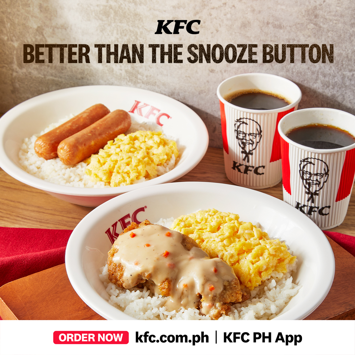 KFC Philippines on Twitter: "Who needs the snooze button when you've got A.M. Rice Bowls to look ...