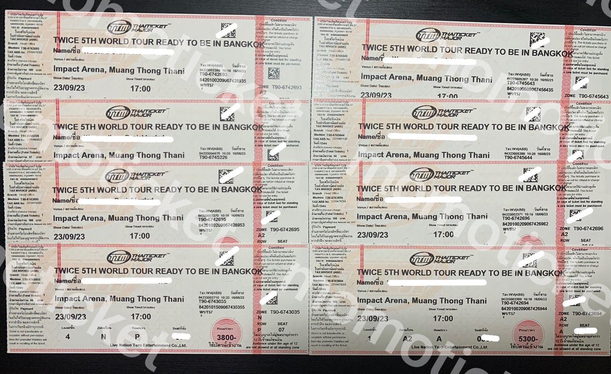 박설날🩵 on Twitter: "RT @momotickets: 📢ผลงานกดบัตรคอนเสิร์ต #TWICE #TWICE_5TH_WORLD_TOUR # ...