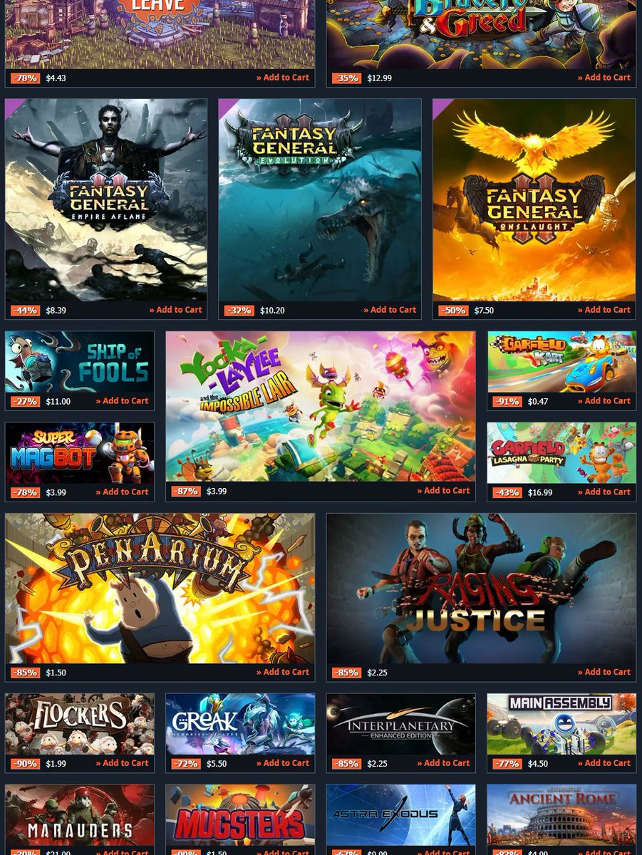 Wario64 on Twitter: "Bandai Namco sale, team17 sale, and more on Gamesplanet weekly deals http ...