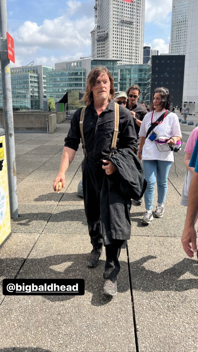 Norman Reedus Network Fan Account On Twitter Norman Reedus On Set