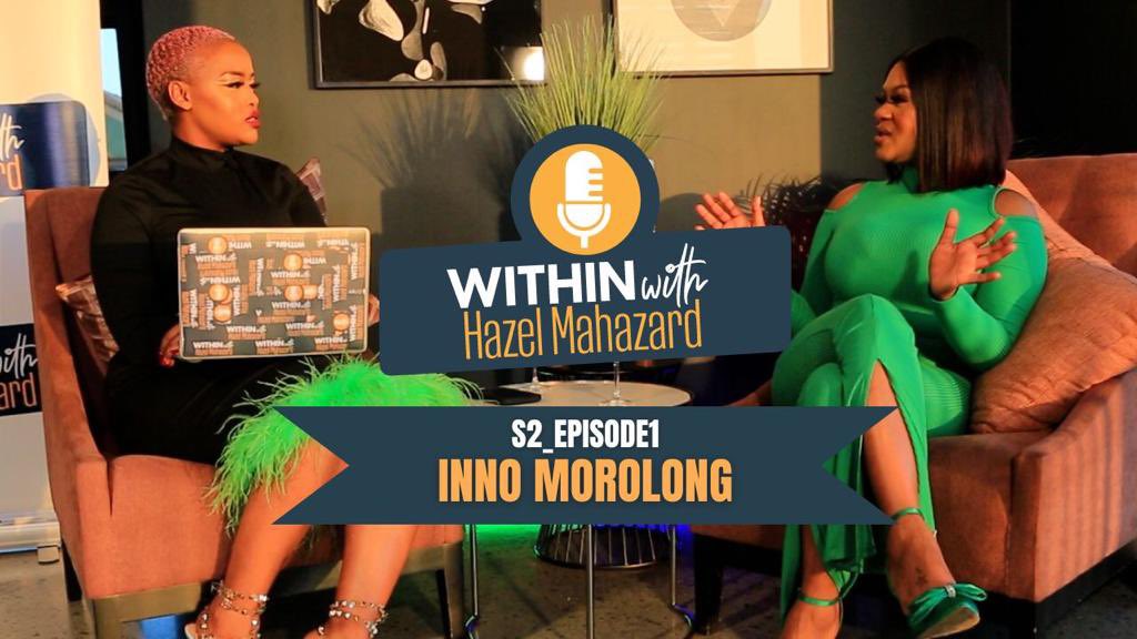 Hazel Mahazard on Twitter: "I’m back and we are Within with Inno Morolong, catch it today at 12: ...