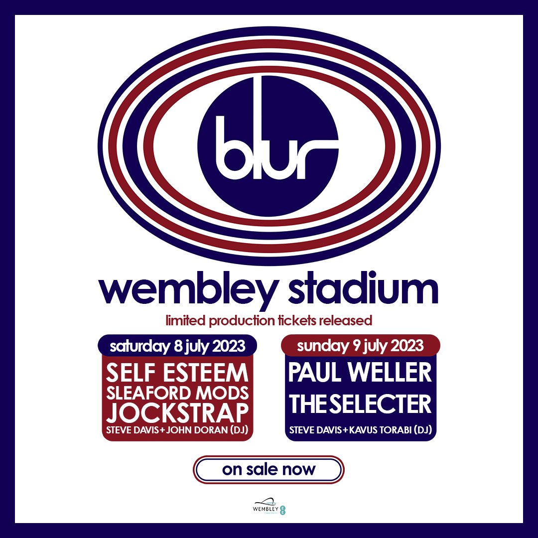 BLUR, ANSIOSOS POR SUS SHOWS EN WEMBLEY | PyD