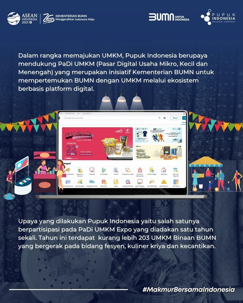 Pt Pupuk Indonesia On Twitter Padi Umkm Pasar Digital Usaha Mikro
