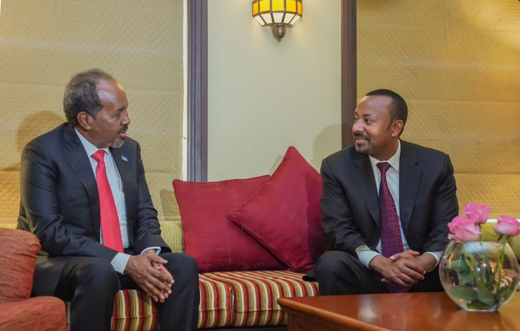 Abiy Ahmed Ali 🇪🇹 on Twitter: "I met with President Hassan Sheikh Mohamud of Somalia and ...