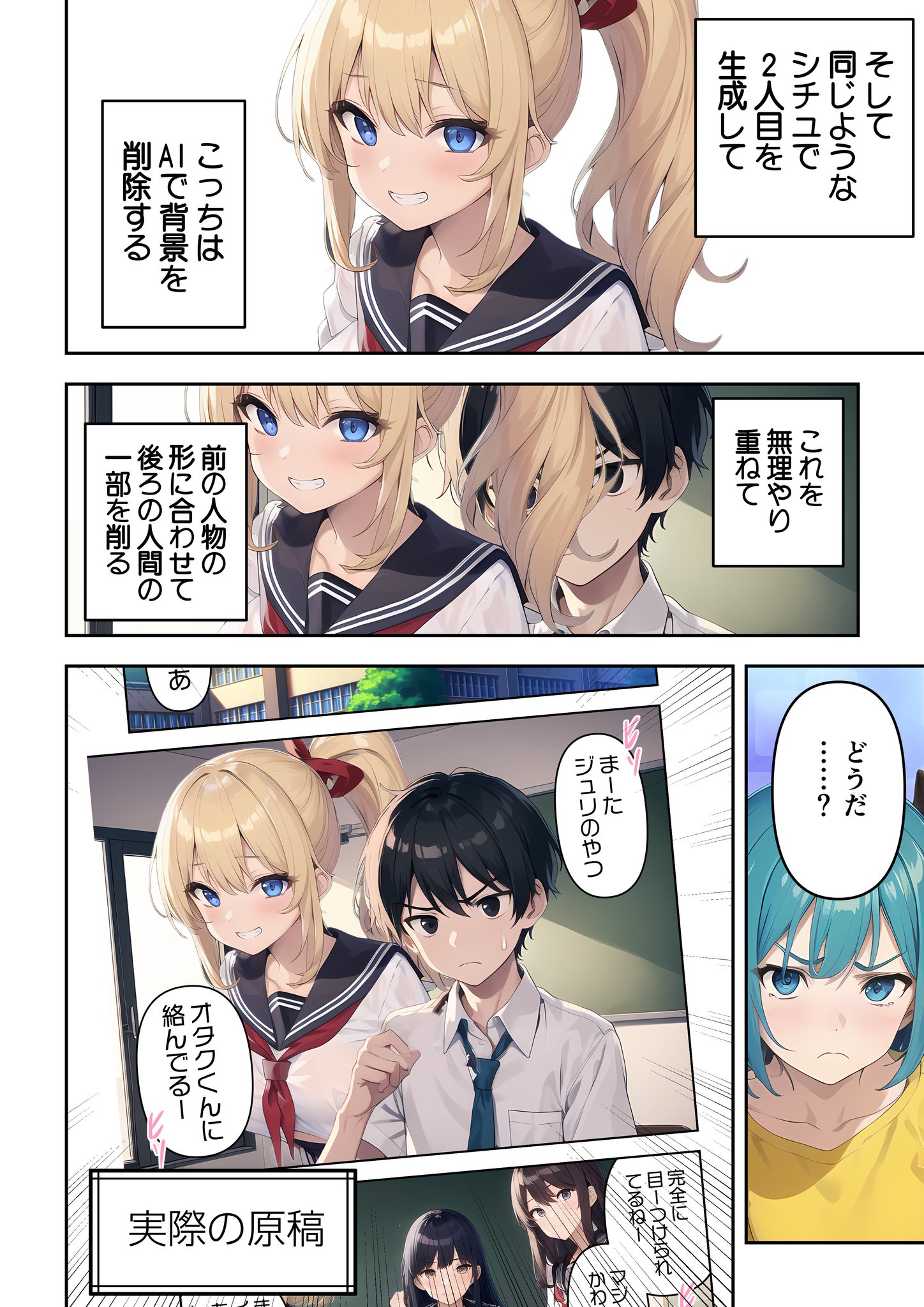 ヒツジ / HITSUJI（AIマンガ家） on Twitter: "【商業デビュー】『オタクに優しくないギャルにはボクだって優しくしない』宣伝マンガ【AIマンガ】（4/6） FANZA→ ...