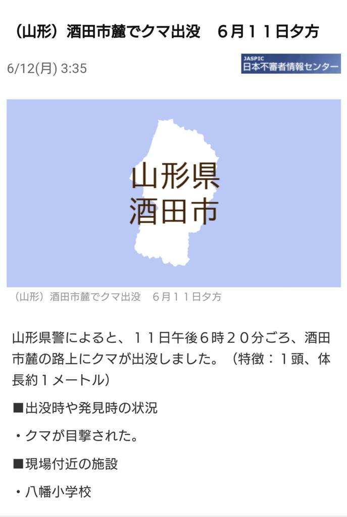 珊瑚LOW on Twitter: "熊が出ても #日本不審者情報センター さんのお仕事だそうです。 https://topics.smt.docomo.ne.jp/article ...