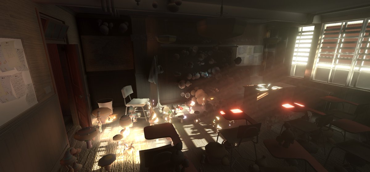 Nasos Artngame On Twitter Lumina Hdrp Global Illumination With Hdrp Volumetric Lighting