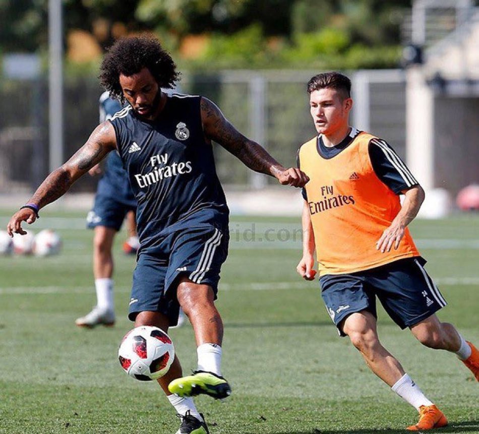 Madrid Zone on Twitter: "🗣️ Fran García: “My idols? Marcelo, Roberto Carlos.” #rmalive 🤝