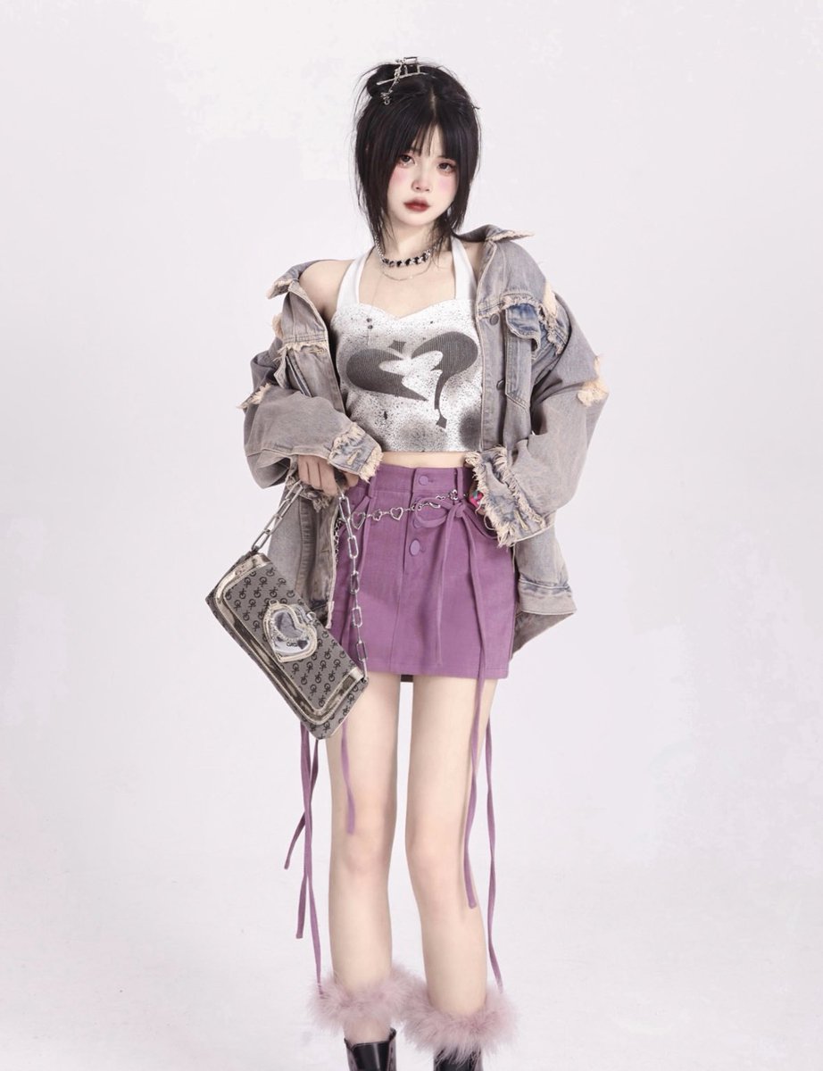 anonenone on Twitter: "アースカラーな大人Y2Kコーデ。可愛すぎなくて好き…アムラー的なオマージュを感じる♡"