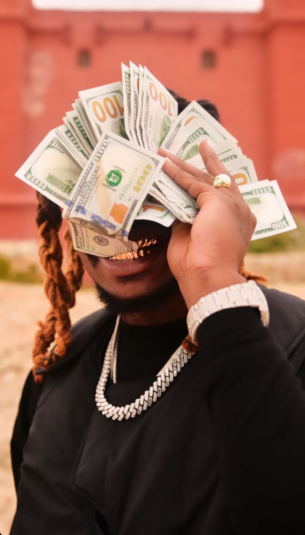 Rappers Holding Money