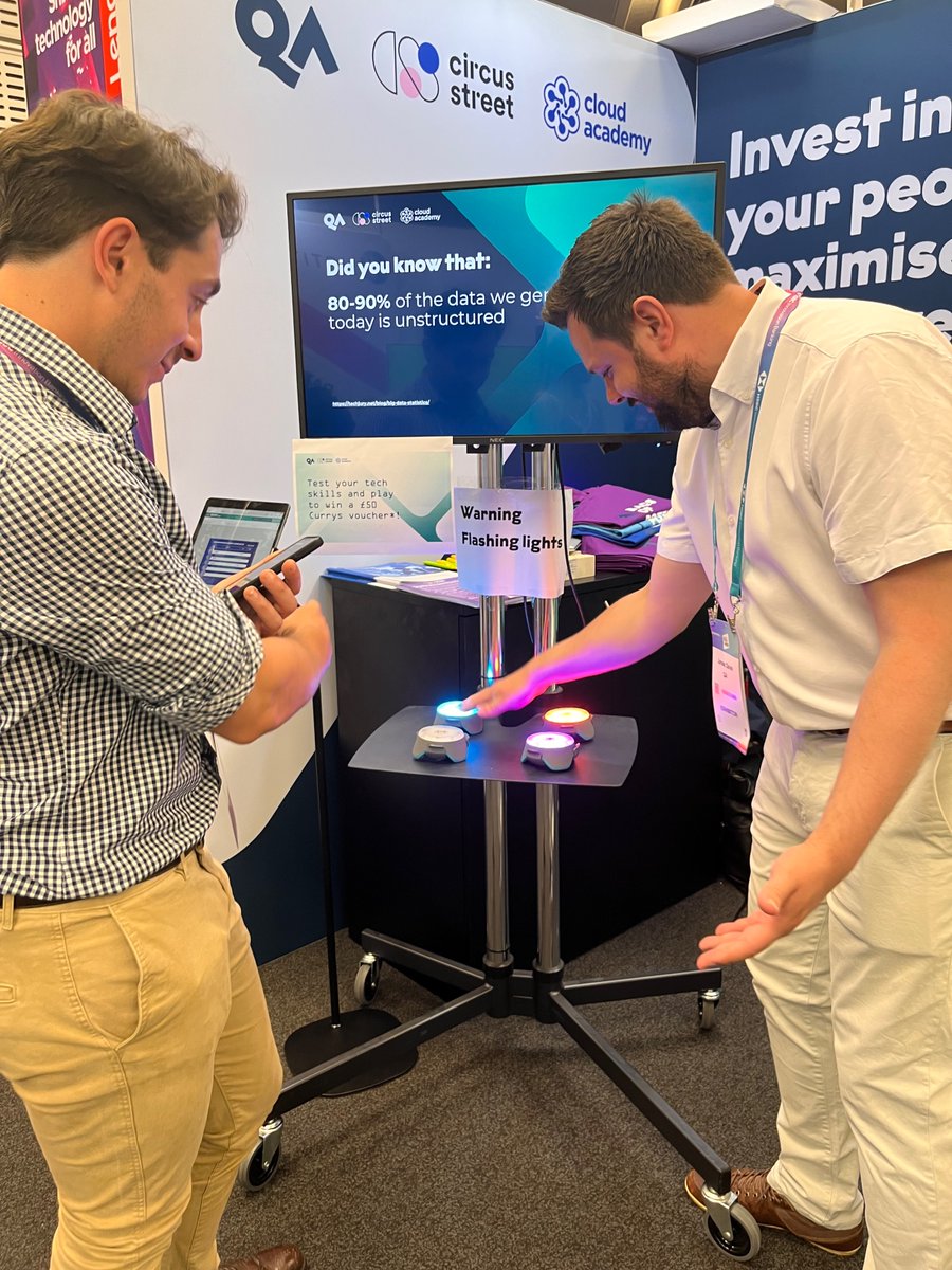 QA on Twitter: "🎉@LDNTechWeek is here!🎉 We're thrilled to be exhibiting again, and we're looking ...