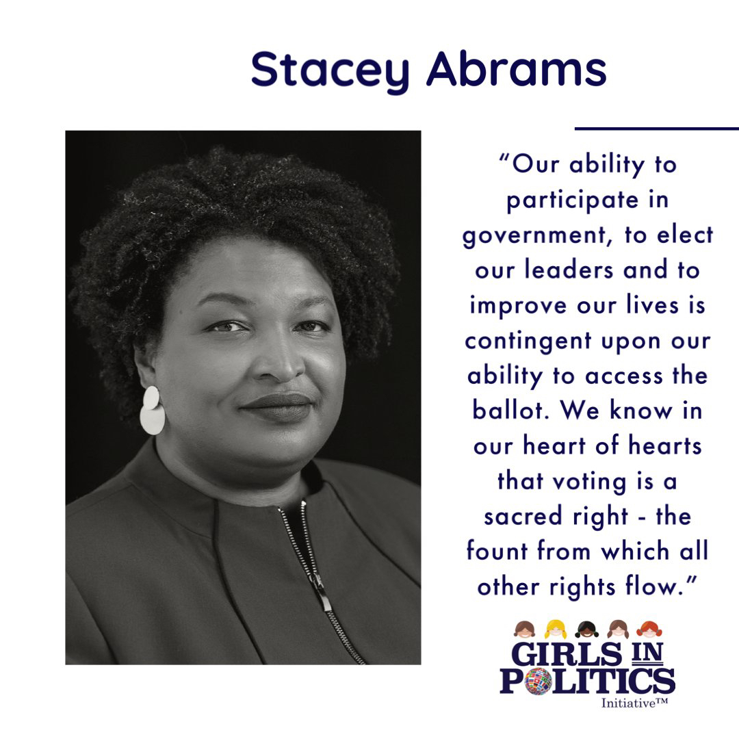 Girls in Politics Initiative on Twitter: "“Our ability to participate ...